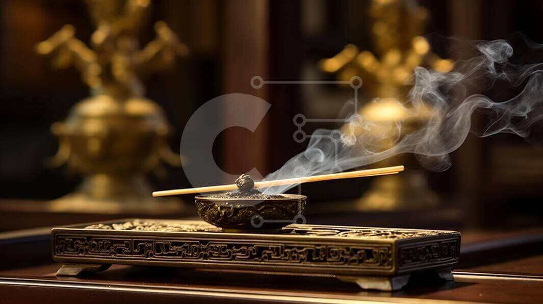 Descarga Incensario con humo ascendente Fotos de Archivo En Línea ...