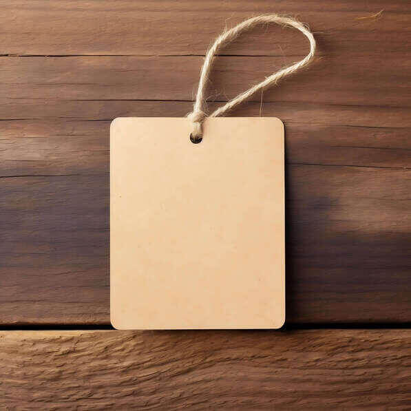 Download Vintage Brown Paper Tag on Old Wooden Table Mockups Online ...