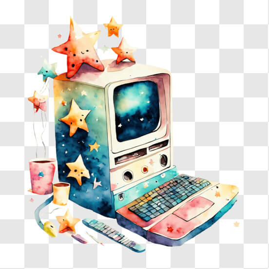 Cute Computer PNG - Download Free & Premium Transparent Cute Computer ...