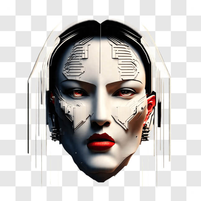 Download Computer-Generated Woman's Face for AI and Robotics Project ...