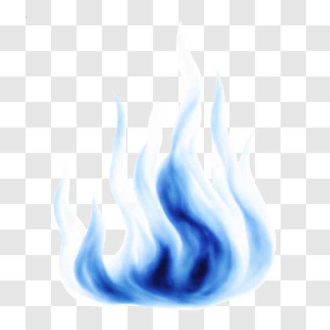 Download Blue Fire Flame on Black Background PNGs Online - Creative Fabrica