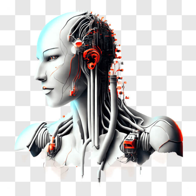 Download Futuristic Humanoid Figure PNGs Online - Creative Fabrica