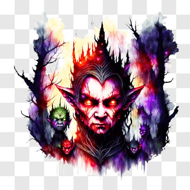 Download Elven Demon in Forest for Dungeons & Dragons (D&D) Game ...