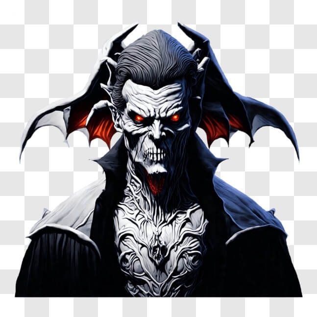 Télécharger Démon Maléfique aux Yeux Rouges et aux Cheveux Noirs PNGs ...