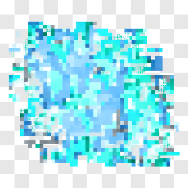 Download Blue Square Pixel Art Image for Minecraft Programming Language ...