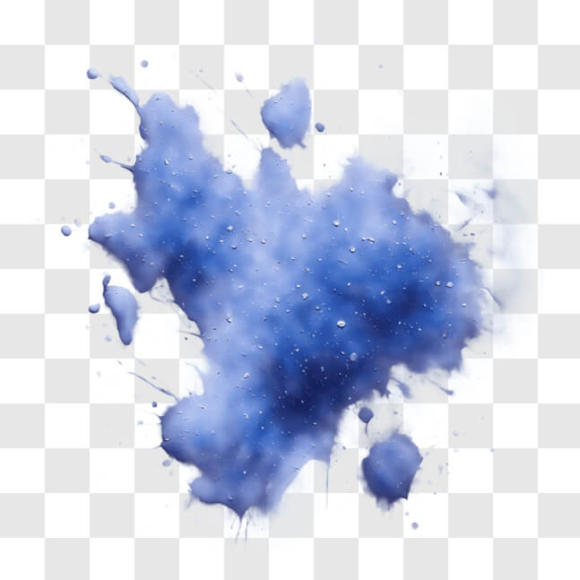 Download Blue Paint Splatter on Black Background PNGs Online - Creative ...