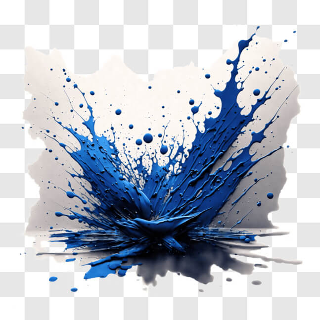 Download Blue Paint Splash Abstract Background PNGs Online - Creative ...