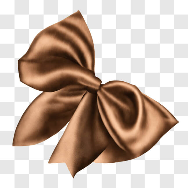 Download Brown Satin Bow for Clothing and Accessories PNGs Online ...