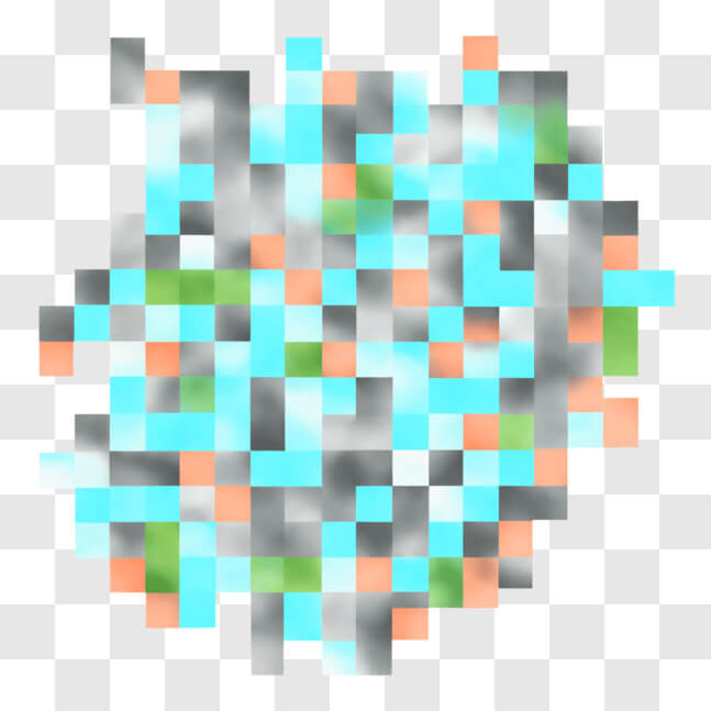 Download Colorful Minecraft Block PNGs Online - Creative Fabrica