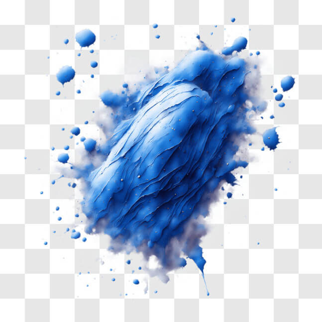 Download Blue paint splatter on black background PNGs Online - Creative ...
