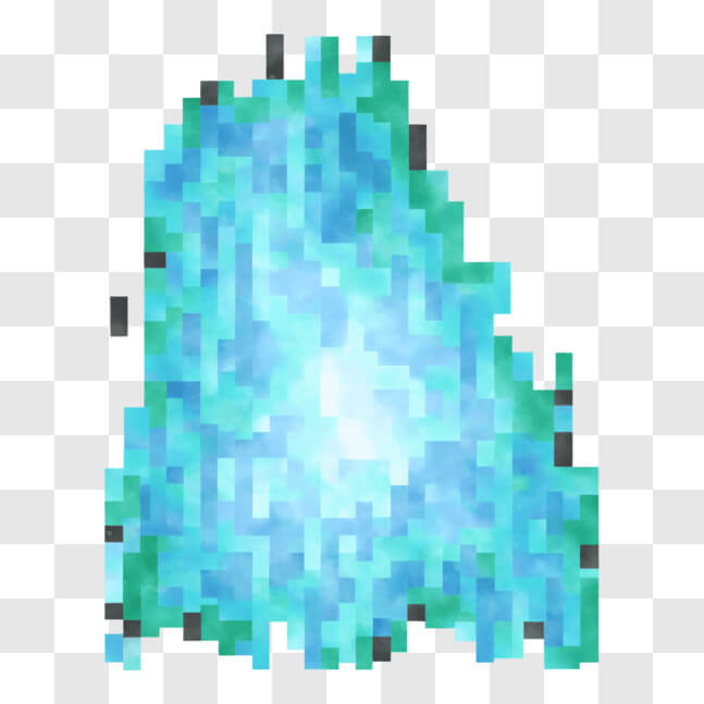 Descarga Bloque azul pixelado en el mundo de Minecraft PNGs En Línea ...