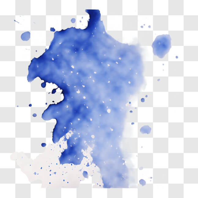 Download Abstract Blue Paint Splatter on Black Background PNGs Online ...