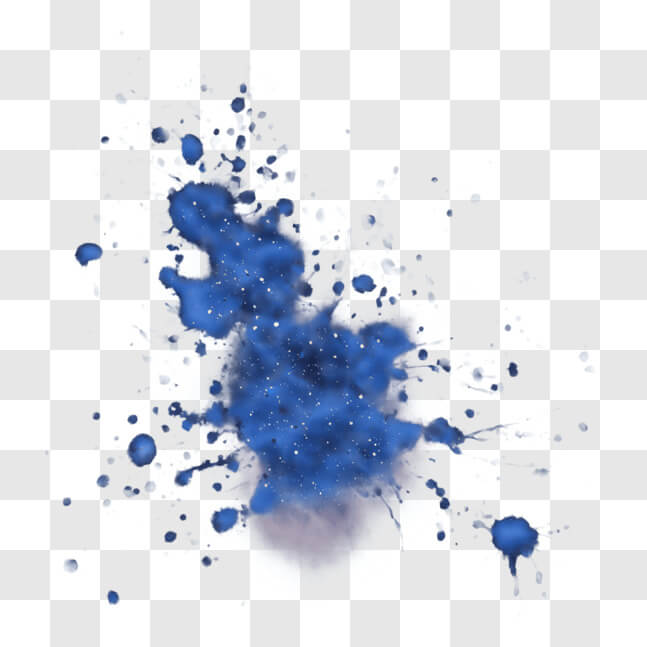 Download Blue Paint Splash for Abstract Art and Design PNGs Online ...