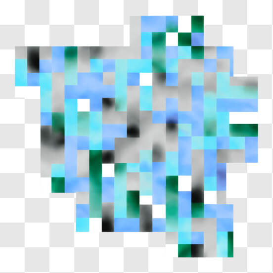 Download Minecraft-inspired Pixel Art Background with Blue and Yellow ...