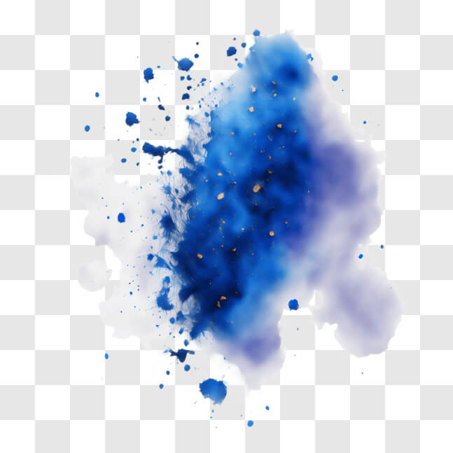 Download Blue and White Paint Splatter Illustration PNGs Online ...