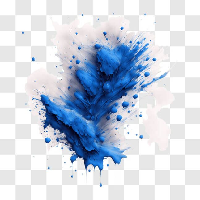 Download Blue Splatter Paint on Canvas for Abstract Art or Decorative ...