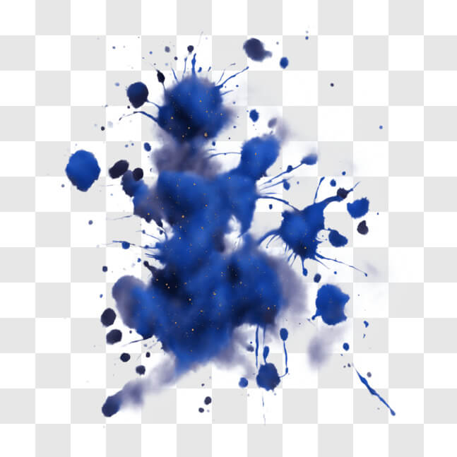 Download Blue Ink Splash for Artistic and Creative Use PNGs Online ...