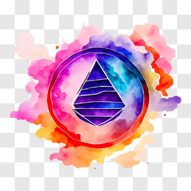 Download Colorful Water Triangle Logo Design PNGs Online - Creative Fabrica