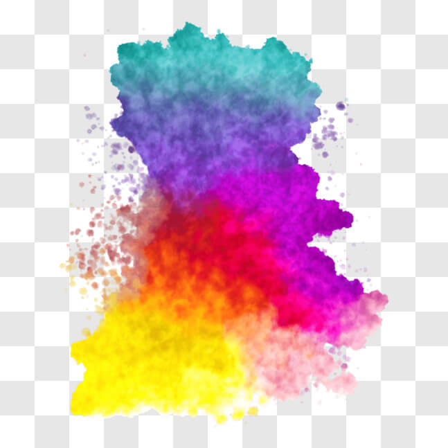 Download Colorful Ink Splash Illustration PNGs Online - Creative Fabrica