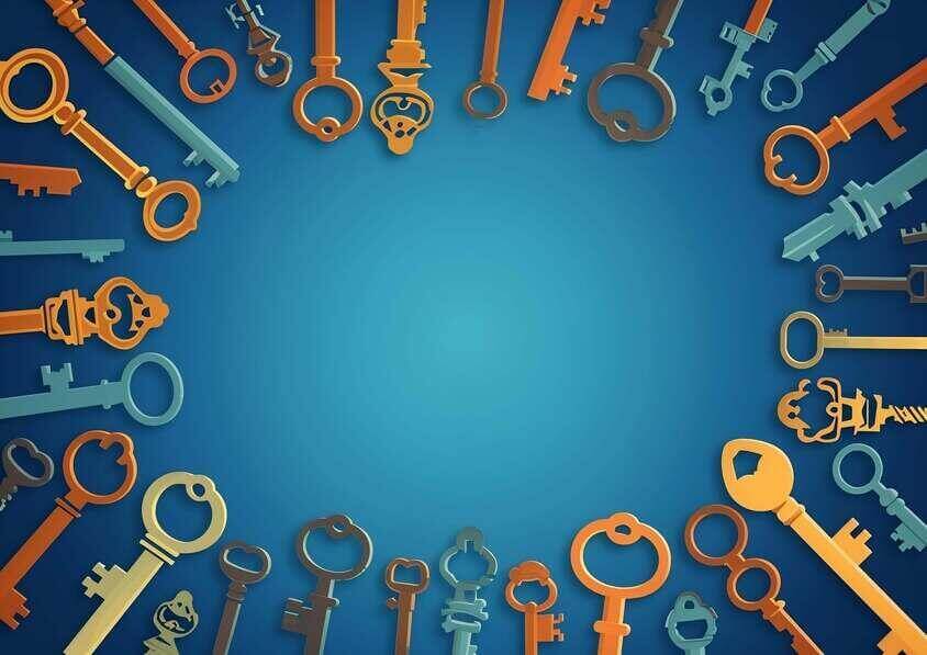 Download Colorful Key Arrangement Backgrounds Online - Creative Fabrica