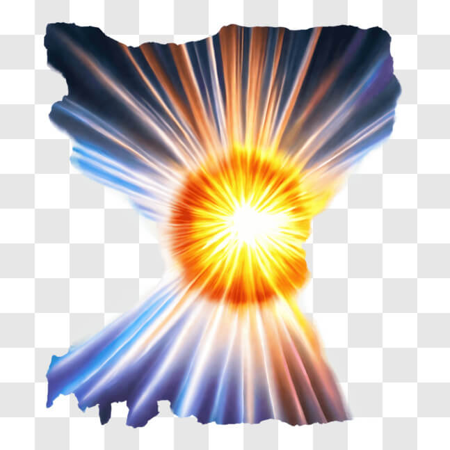 Download Sun Burst on Map during Eclipse PNGs Online - Creative Fabrica