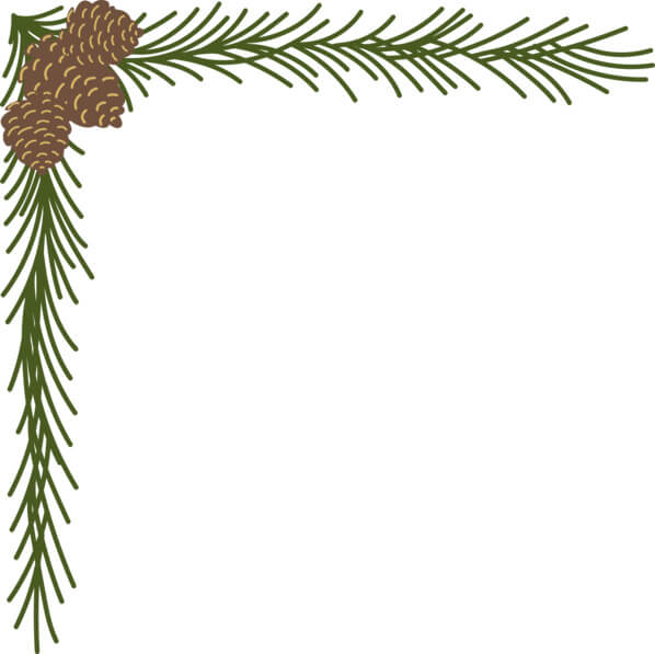 Download Pine Cone Border for Holiday Decor Borders & Corners Online ...