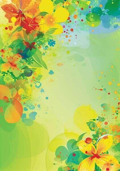 Download Colorful Flower and Paint Splatter Background Backgrounds ...