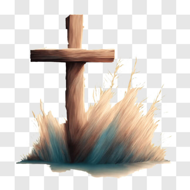 Descarga Cruz de Madera Rústica que Simboliza el Sacrificio y la ...
