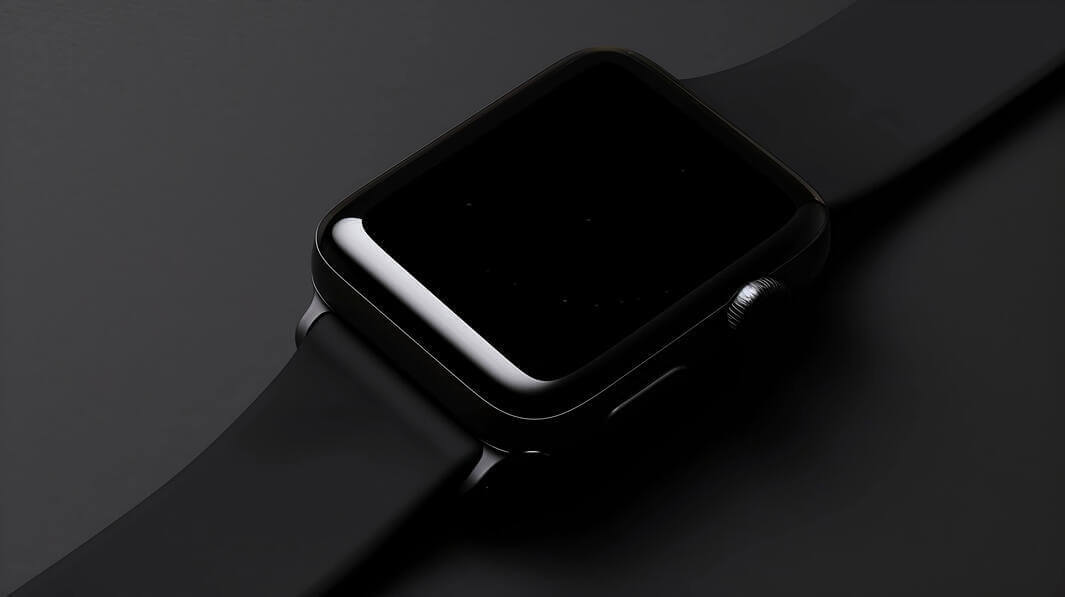 Download Black Apple Watch with Rounded Edges Mockups Online - Creative ...