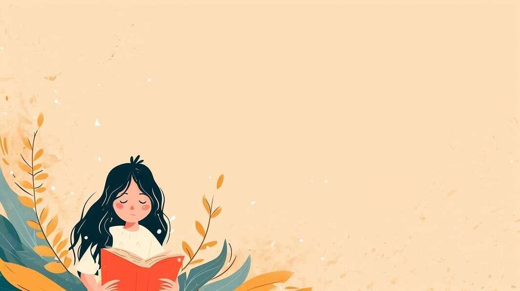 Download Young Girl Reading in a Garden Backgrounds Online - Creative ...