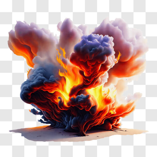Download Vibrant Explosion Imagery for Social Media PNGs Online ...