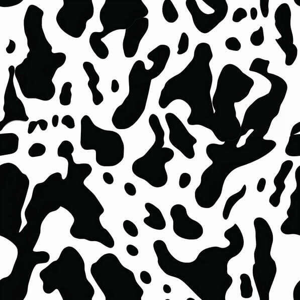 Download Black and White Cow Spots Seamless Pattern Patterns Online ...