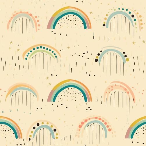 Download Colorful Retro-Inspired Rainbow Pattern Patterns Online ...