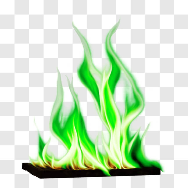 Download Green Fire Burning Background Image PNGs Online - Creative Fabrica
