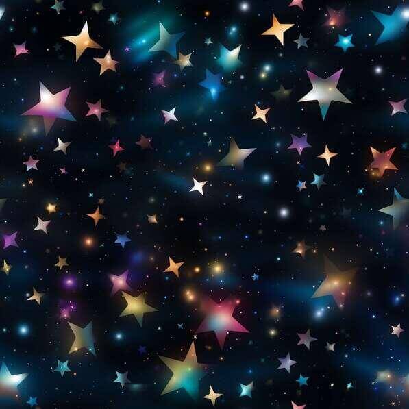 Download Colorful Starry Sky with Scattered Stars Patterns Online ...