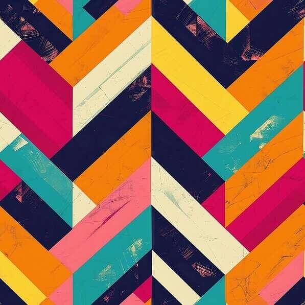 Download Colorful Chevron Pattern Abstract Design Patterns Online ...