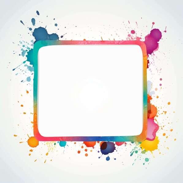Download Abstract Colorful Frame with White Space Backgrounds Online - Creative Fabrica