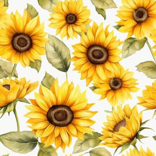 Download Elegant Sunflower Pattern for Wallpaper and Fabric Patterns ...