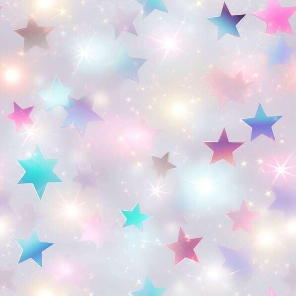 Download Colorful Starry Background with Pink, Blue, and Purple Stars ...