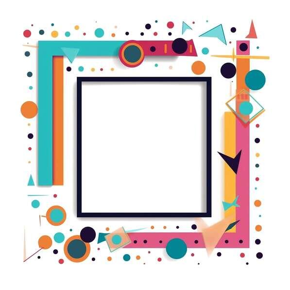 Download Colorful Geometric Abstract Frame Backgrounds Online ...