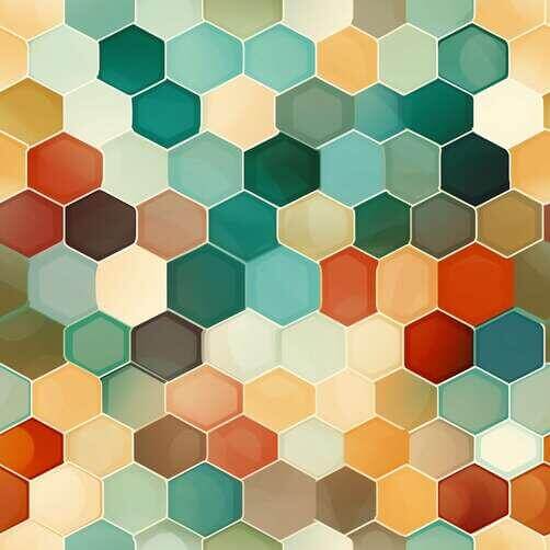 Download Colorful Hexagonal Pattern for Abstract Backgrounds and ...