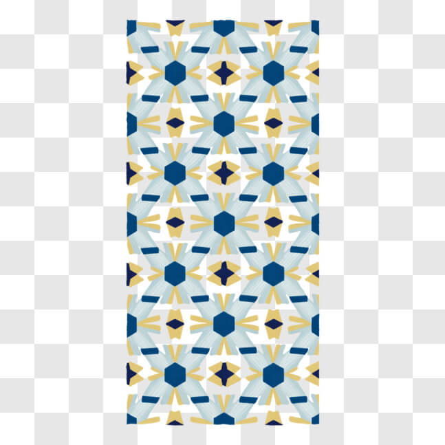 Download Blue and Yellow Geometric Pattern Rug for Home Decor PNGs ...