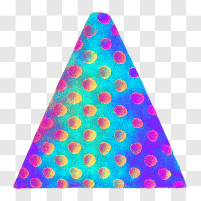 Download Colorful Dotted Triangle Art Installation PNGs Online ...