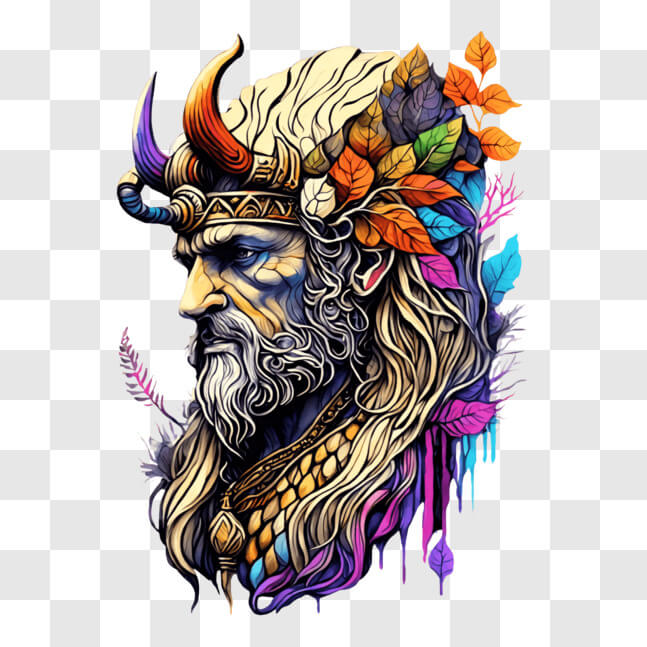 Download Illustration of Odin, Norse Mythology PNGs Online - Creative ...