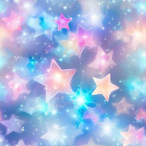 Download Vibrant Starry Background with Pink, Blue, and Purple Stars ...