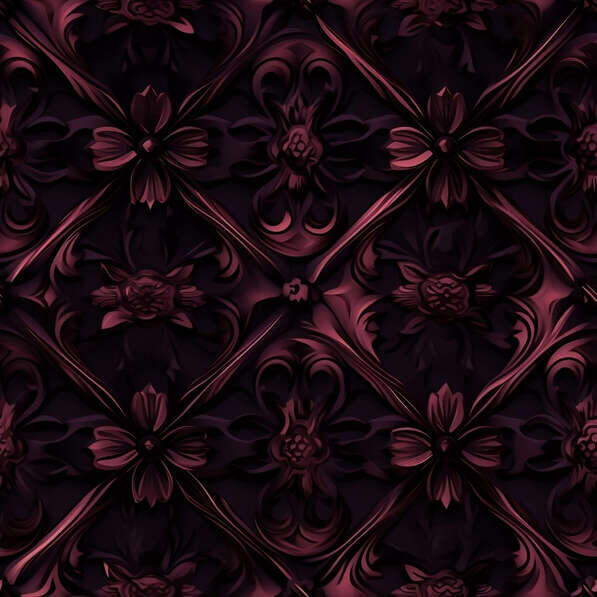 Download Dark Brown Ornate Floral Pattern for Decorative Use Patterns ...