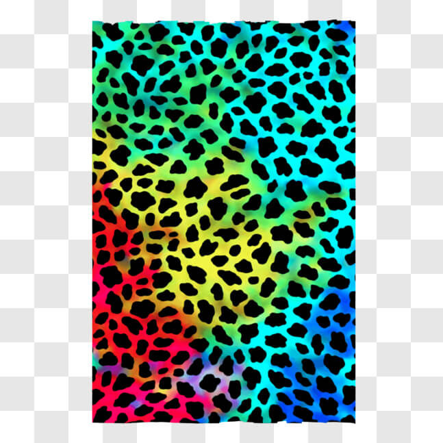 Download Colorful Leopard Print Pattern for Home or Office Decor PNGs ...