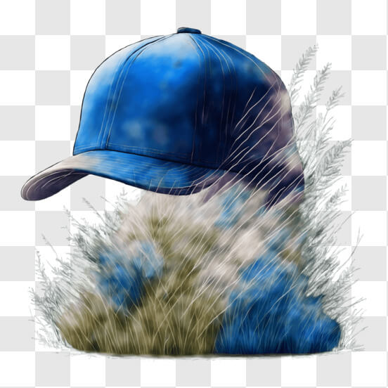 Download Blue and Yellow Baseball Cap with Sun and Snow PNGs Online ...