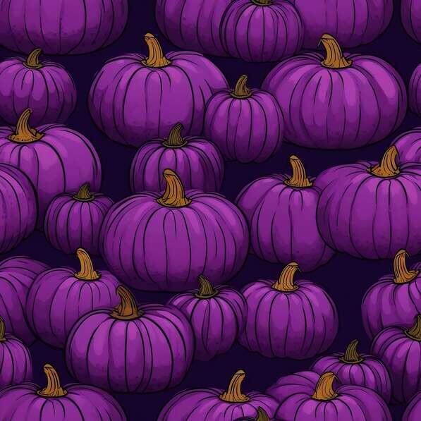 Download Purple Pumpkin Seamless Pattern for Halloween and Other ...