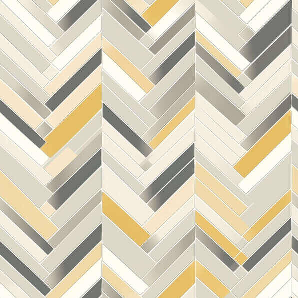 Download Yellow and Grey Herringbone Pattern Wallpaper for Home and ...